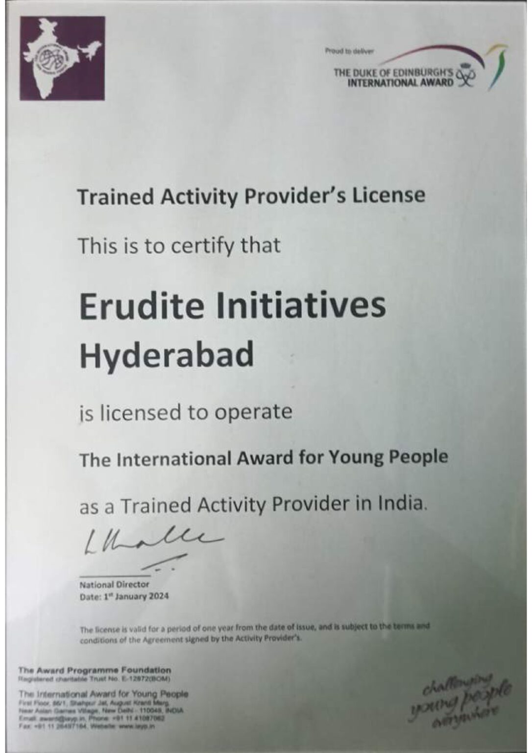 About Us - Erudite Initiatives